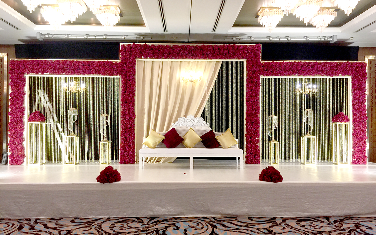 Royal Red Wedding Decor - Hafla